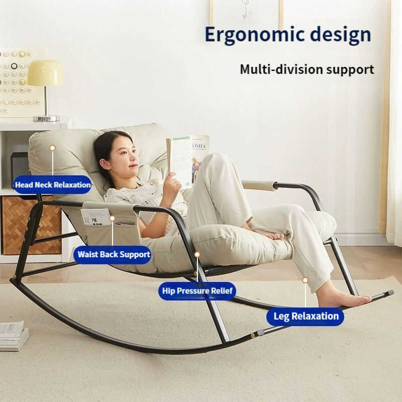 Rocking Chair Lazy Sofa Leisure Chair Recliner Comfortable Sofa Chair ...