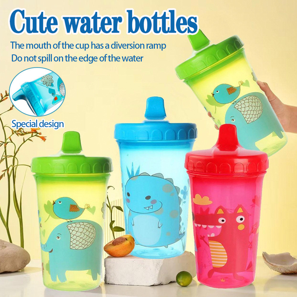 300ml Super Cute Cartoon Children Learn Drinking Cup Children's Drip ...