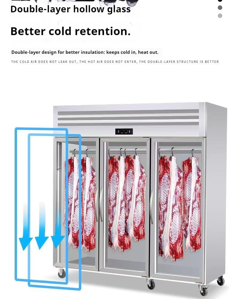 Meat hanging cabinet, commercial refrigerated and fresh meat frozen ...