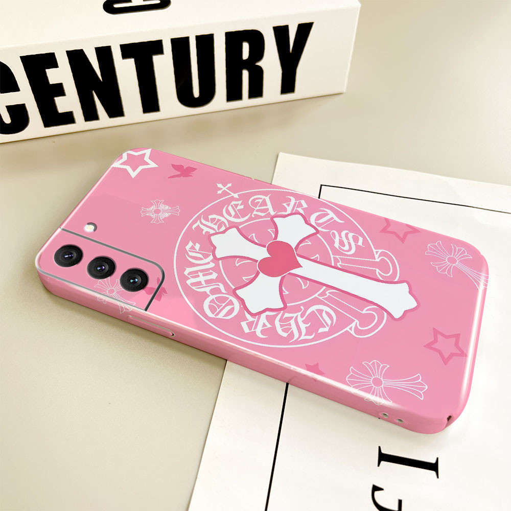 Mobile Phone Cover Cross Jesus Black Pink 1022 For iPhone 14 15 11 12 ...
