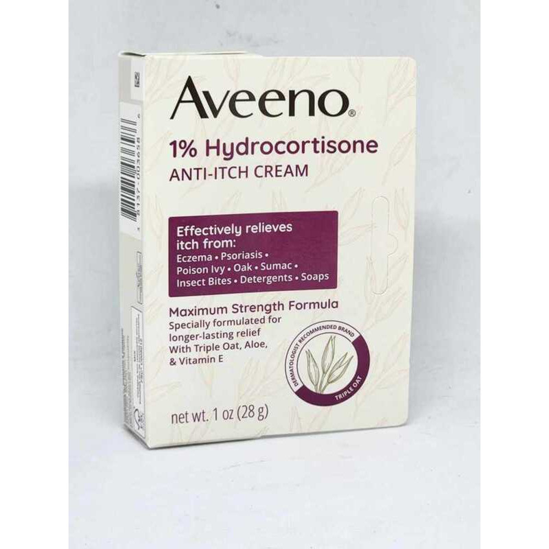 Aveeno 1% Hydrocortisone Anti-Itch Cream 28G 6Ce | Shopee Philippines