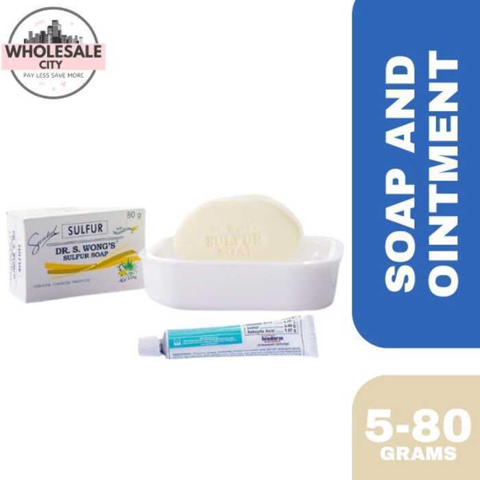 Dr. S. Wong's Bioderm Ointment And Sulfur Soap With Moisturizer Anti ...