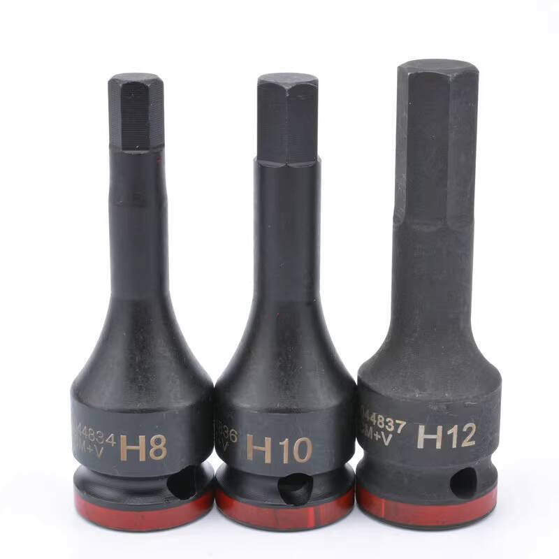 ☑♥ 75mm Long One-piece 1/ 2inch Socket Hex Bit High-strength Pneumatic ...