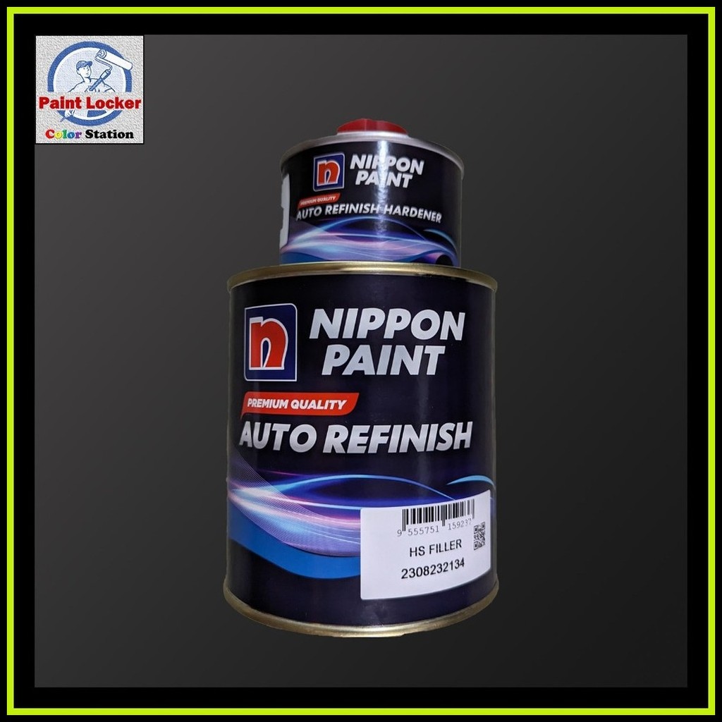 Nippon premium quality auto refinish HS Filler Gray with hardener- 1.25 ...