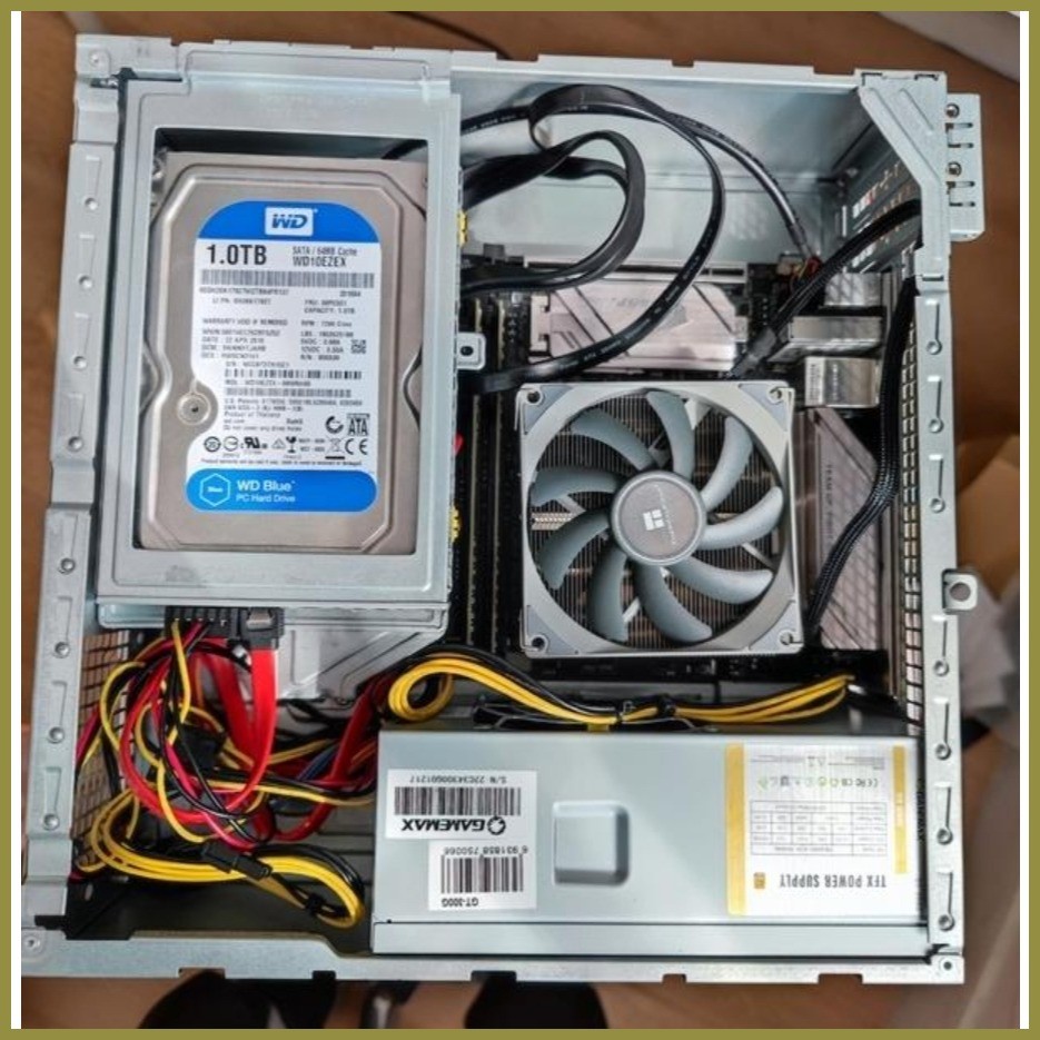 MiniPc Case + 200W PSU TFX QuickPC For ITX Motherboard For NAS Can Fit ...