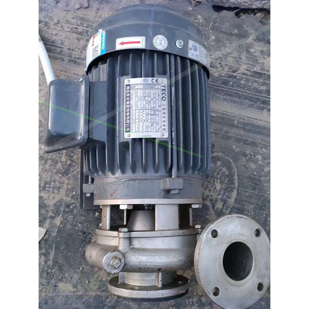 CODCOD TECO Taiwan TECO 304 Corrosion-resistant Stainless Steel Pipeline Centrifugal Water Pump ...