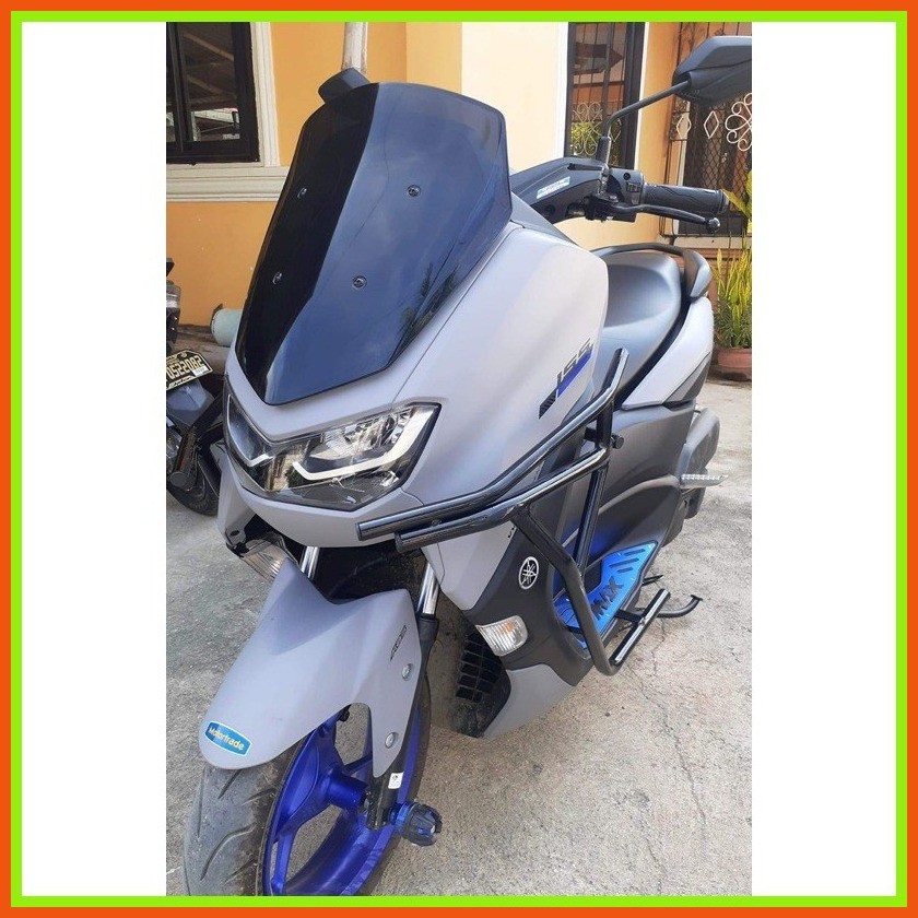 NMAX V2 CRASH GUARD WITH CNC CUT NAME POWDER COATED FINISH | Shopee ...