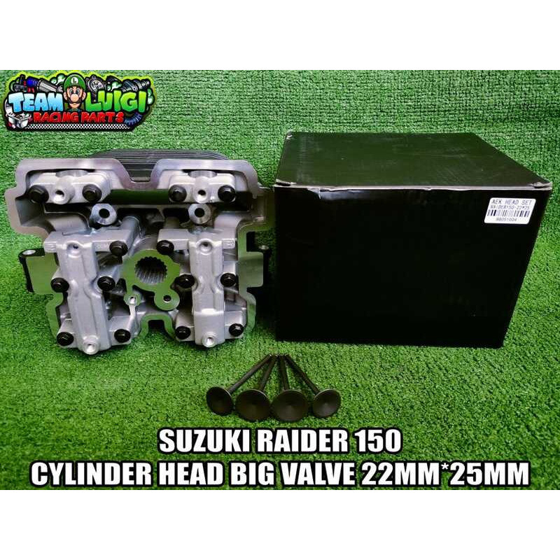 AEK SUZUKI RAIDER 150 CYLINDER HEAD BIG VALVE 22Mm*25Mm 1B7 | Shopee ...