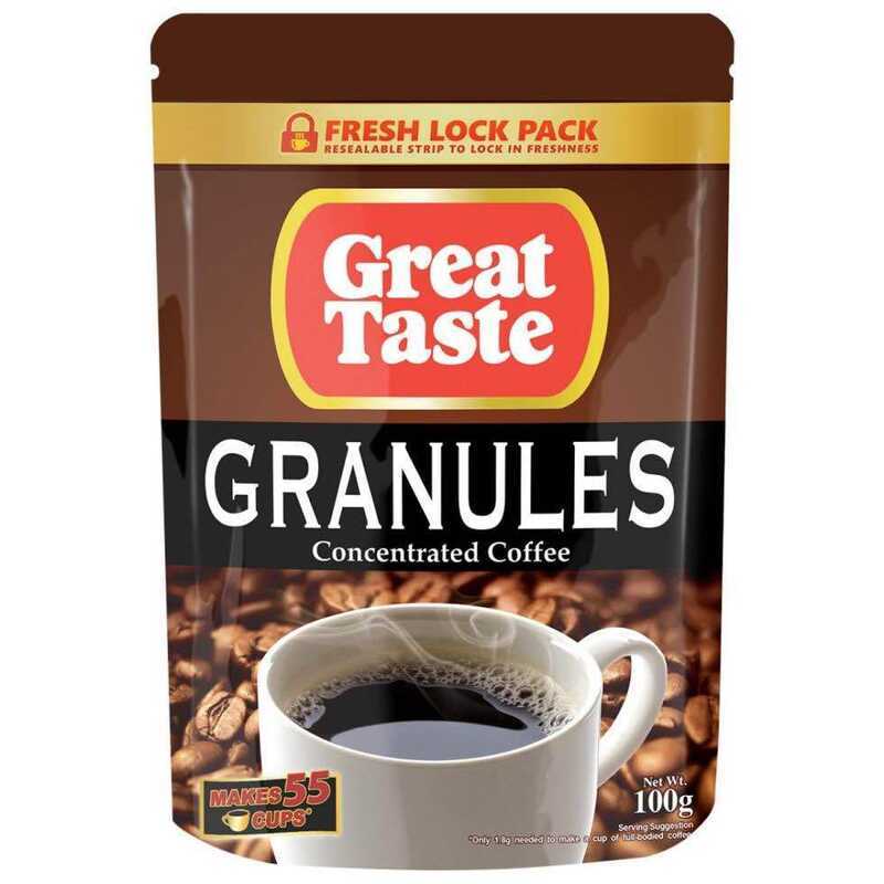 Great Taste Granules Strong 100G Stand Up Pouch 9Aa | Shopee Philippines