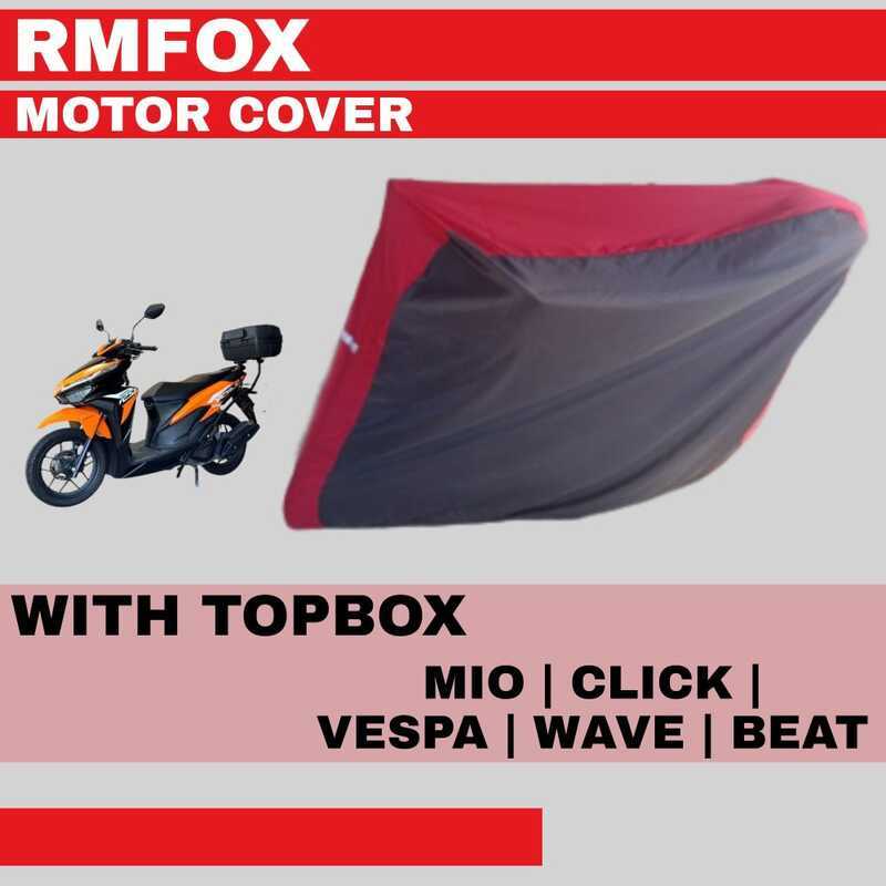 Motor Cover WITH TOPBOX (Mio, Click, Wave, Beat, Vespa) 1Cf | Shopee ...
