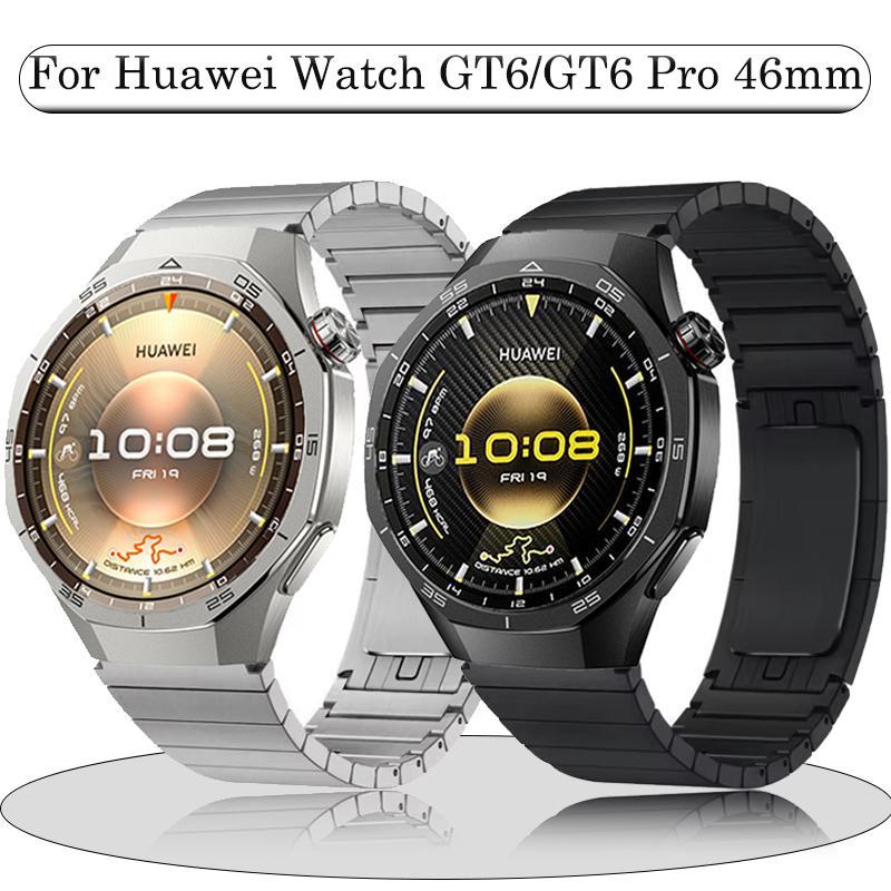 22mm Link Strap for Huawei Watch GT6 46mm/GT5/4/3/2/6Pro 46mm Stainless ...