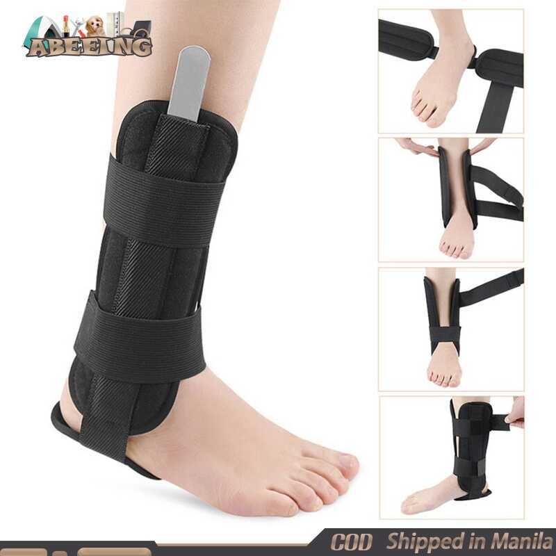Adjustable Ankle Sprain Splint For Sprains Strains Post-Op Cast Support ...