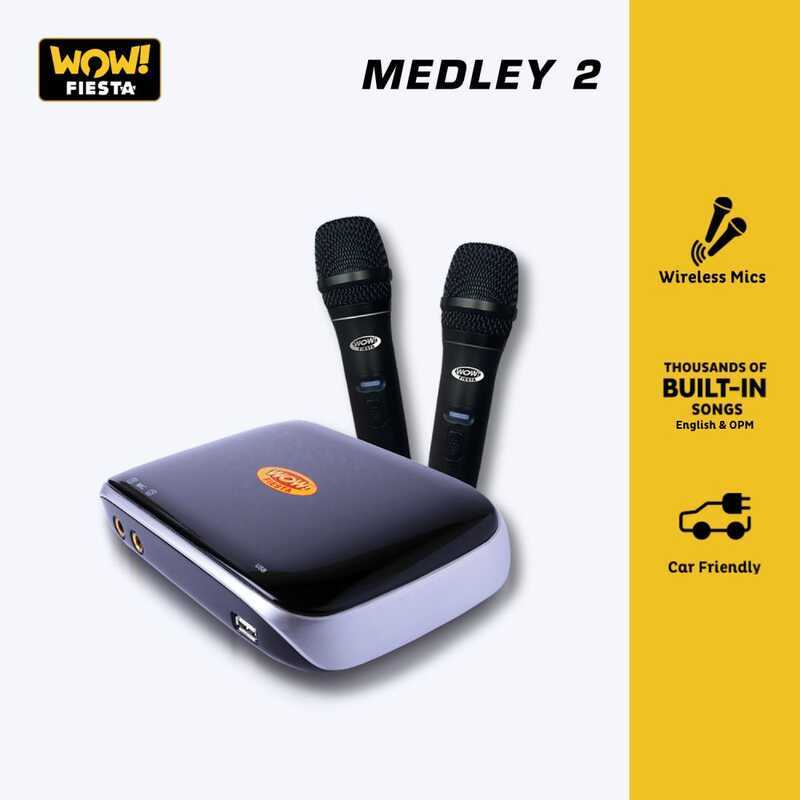 Wow! Fiesta Medley 2 - Portable Karaoke System With Two Wireless ...