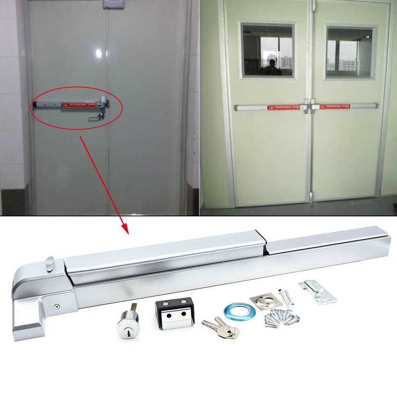 Door 3 9 Push Bar Safety Exit Lock Emergency Panic Device Commercial ...