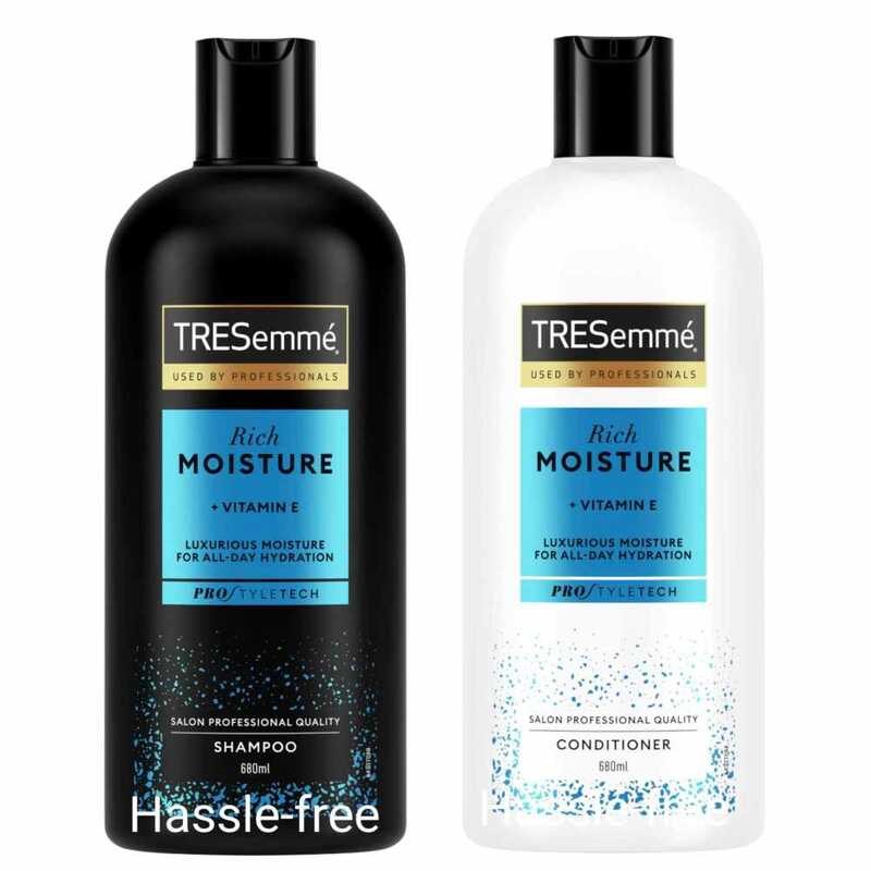 TRESEMME RICH MOISTURE +Vitamin E SHAMPOO & CONDITIONER (680Ml) MADE IN ...