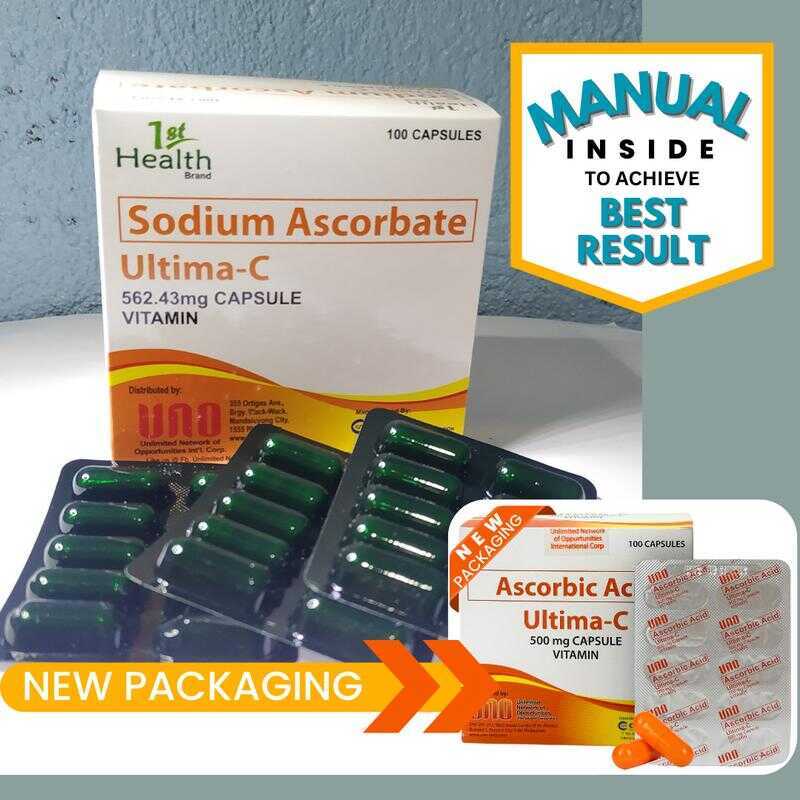 Ultima C (Non-Acidic) Original UNO Multivitamins 30 Capsules Sodium ...
