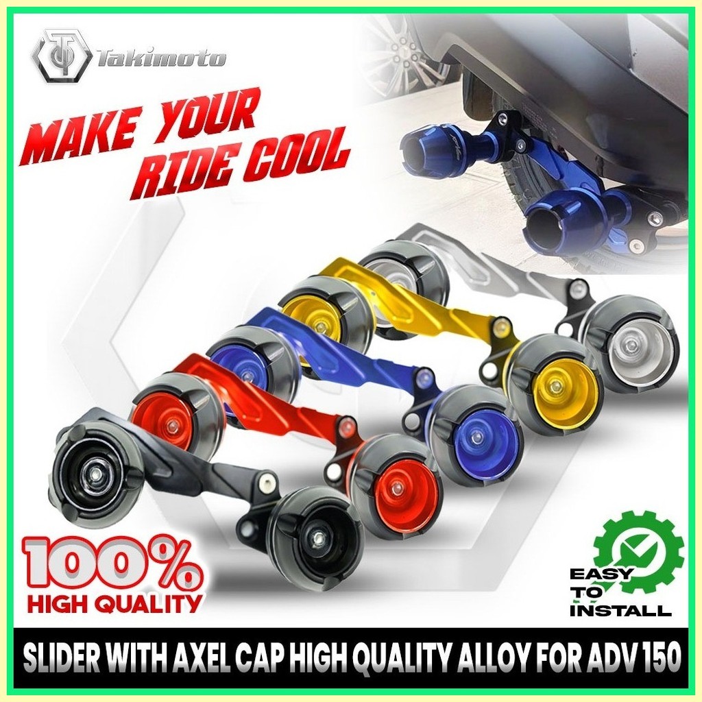 Takimoto Adv 150 / PCX 125 / 150 Slider with Axel Cap High Quality ...