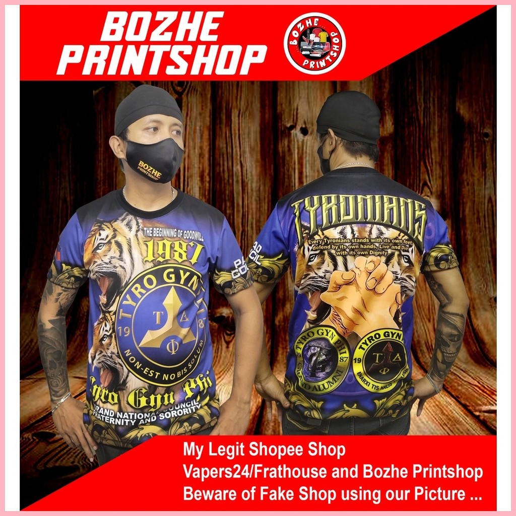 Tyronians Collectible Sublimation Shirt | Shopee Philippines