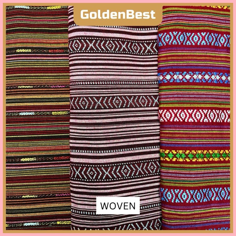 GoldenBest Woven Fabric Filipiniana Textile 60inches Wodth Thick Tela ...