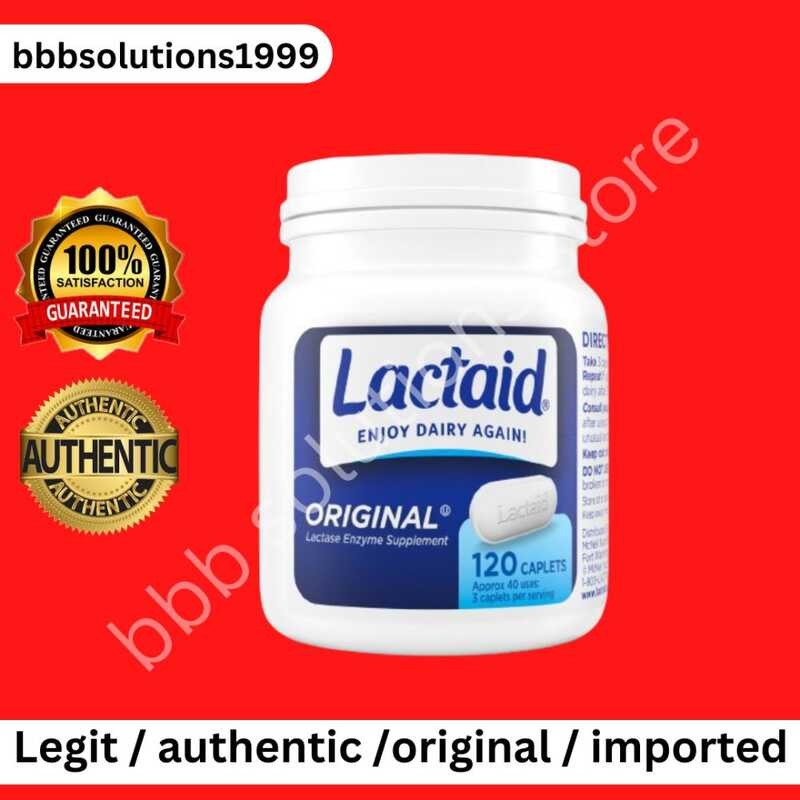 LACTAID ORIGINAL STRENGTH LACTOSE INTOLERANCE RELIEF CAPLETS WITH ...