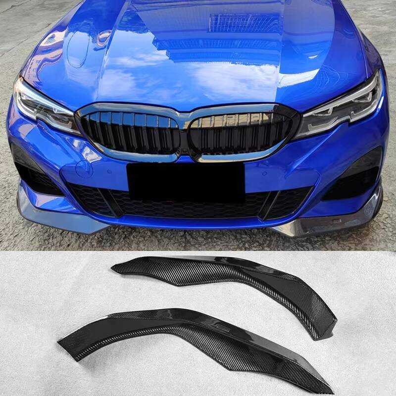 AC Style Fiber Splitters For 3 Series G20 G28 M-Tech Carbon Front ...