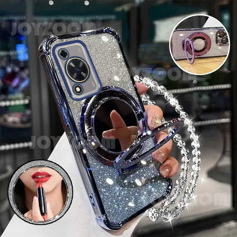 For Huawei Nova Y72 Casing Four Corners Shockproof Phone Case 3D Makeup ...
