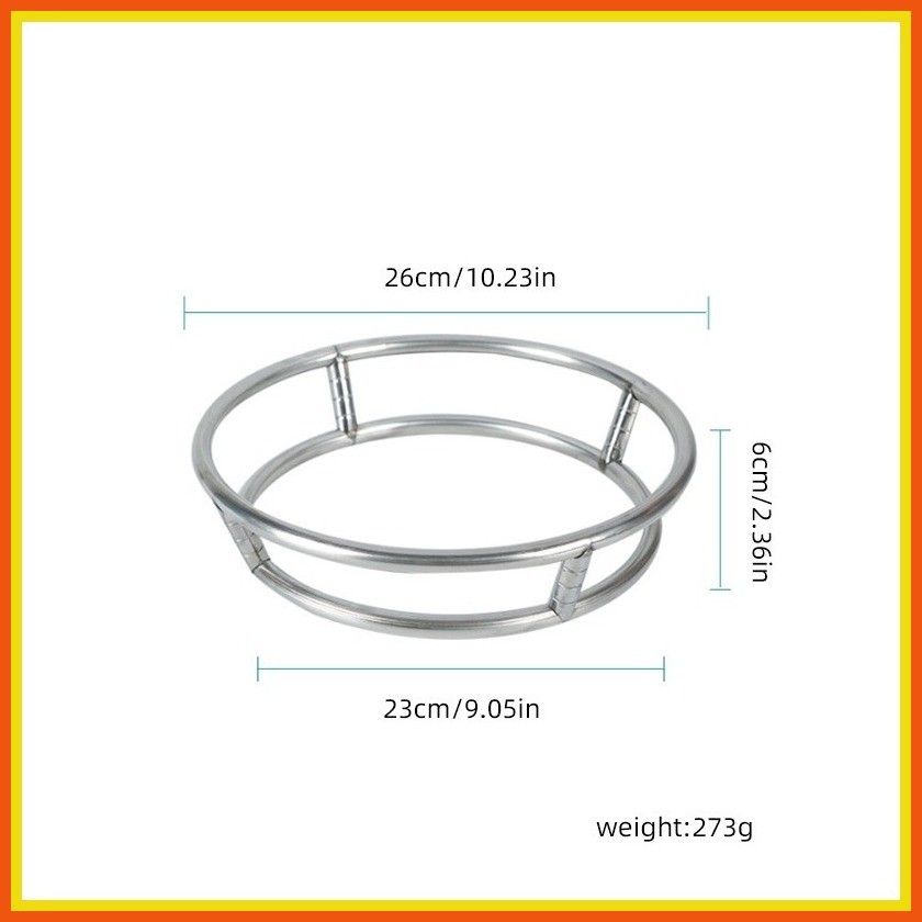 Stainless Steel Wok Pan Support Rack Stand Wok Ring Round Bottom Wok ...
