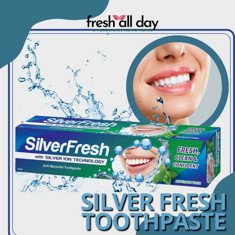 I - FERN Silverfresh Anti Bacterial & Medicinal Toothpaste 100Ml Mint ...