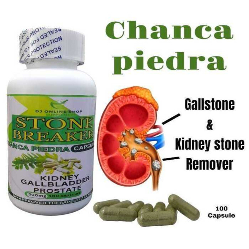 STONE BREAKER Chanca Piedra Capsule Anti-Kidney Stone, Kidney ...