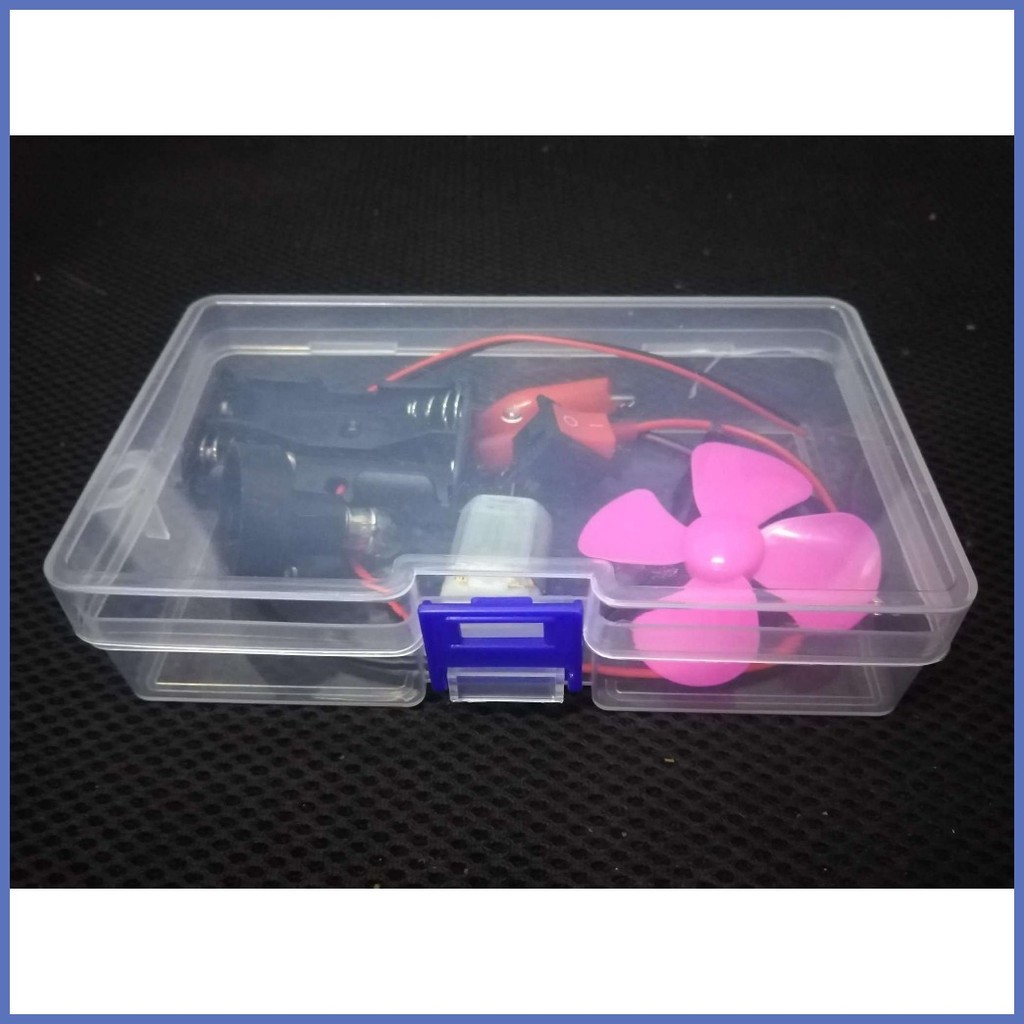 ⊙ ☜ DIY Basic Electronics Starter Kit DC Motor and Lights 3V W/FAN for ...