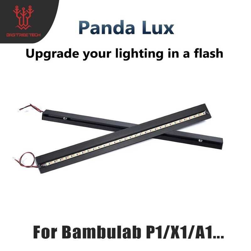 W BIGTREETECH Panda Lux LED Light Bar Upgrade Kit For Bambulab P1/X1 A1 ...
