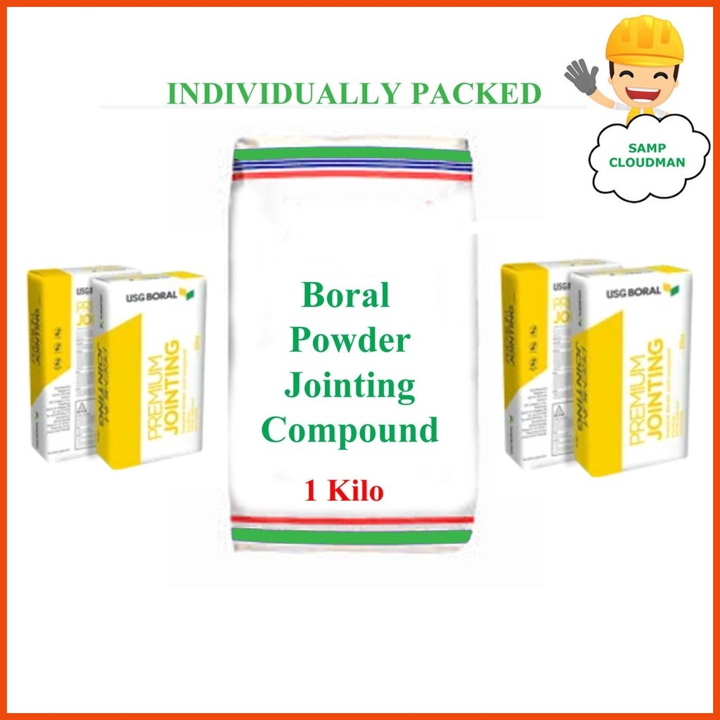 Boral Powder Premium Jointing Compound 1 Kilo All Purpose | Shopee ...