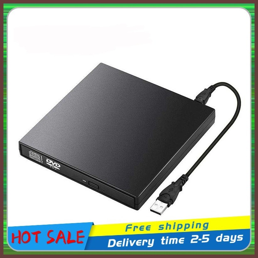 100% ∥ External DVD ROM Optical Drive USB 2.0 CD/DVD-ROM CD-RW Player ...