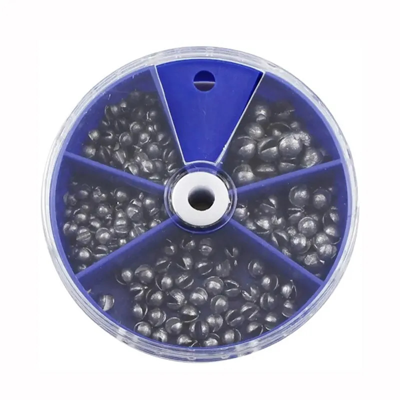 205pcs Premium Lead Fishing Sinkers With Convenient Storage Box - 5 ...