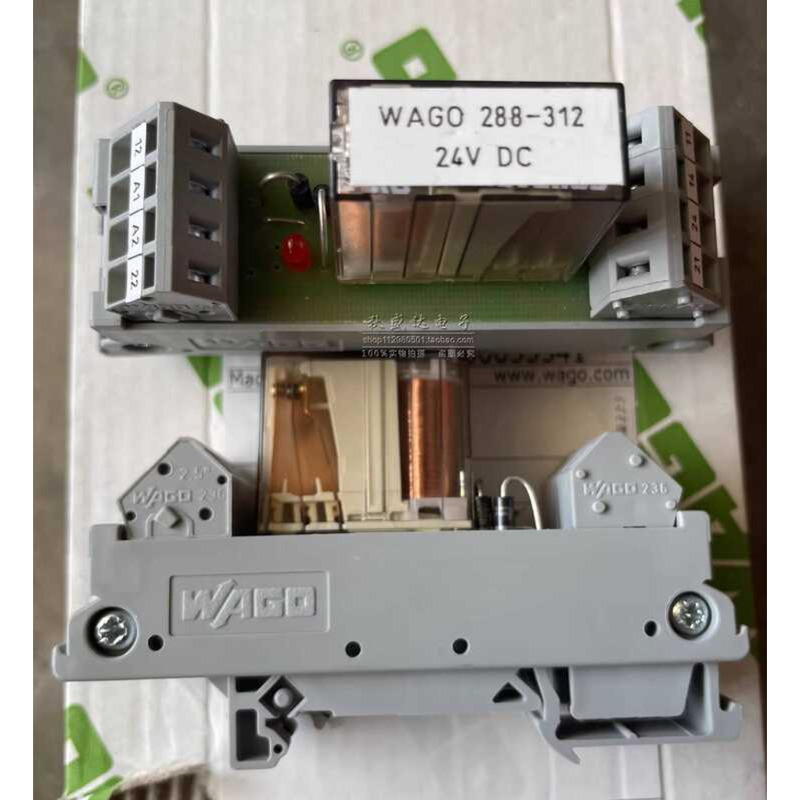 288-312 Original WAGO - Relay Module, 250VAC, 6A Coil Voltage 24V ...
