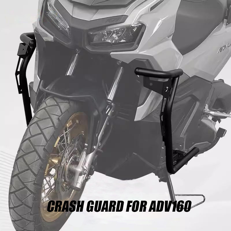 Honda Adv 160 Half Crash Guard Nmax V1/V2/V3 Matte Black Heavy Duty ...