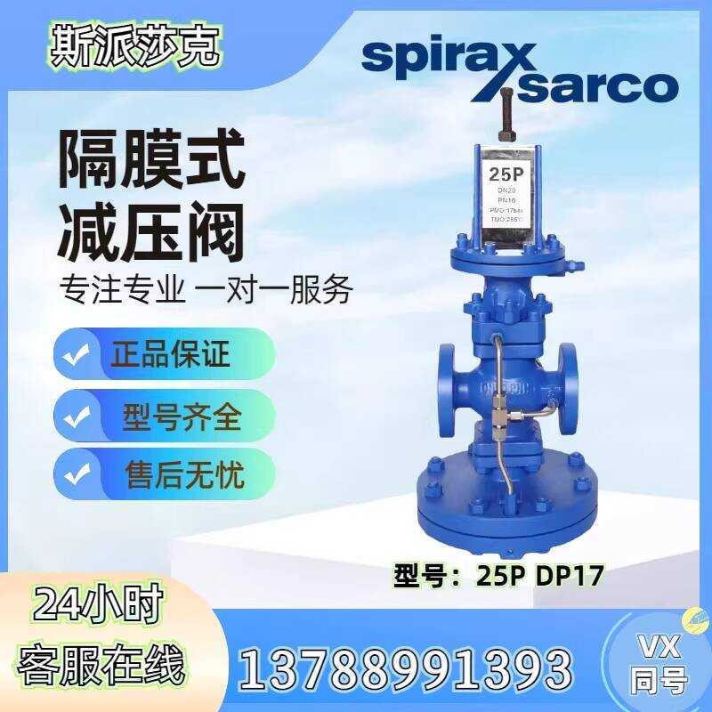 Spica DP17 Temperature Steam Reducing Valve 25P Pilot Operated ...