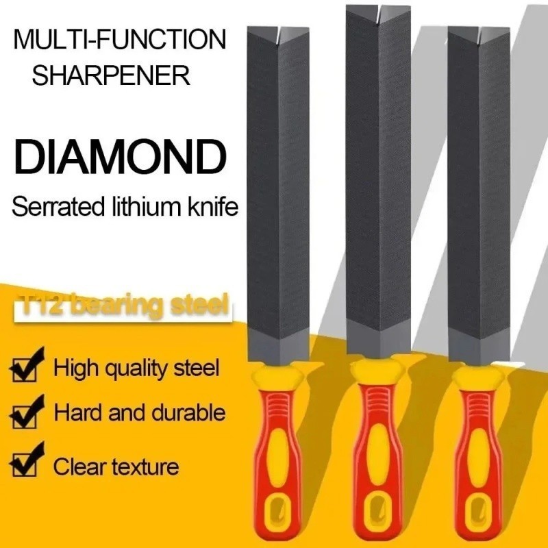 8-inch Pruning Saw Files Sharpener File Diamond-Shaped Files Sharpening ...