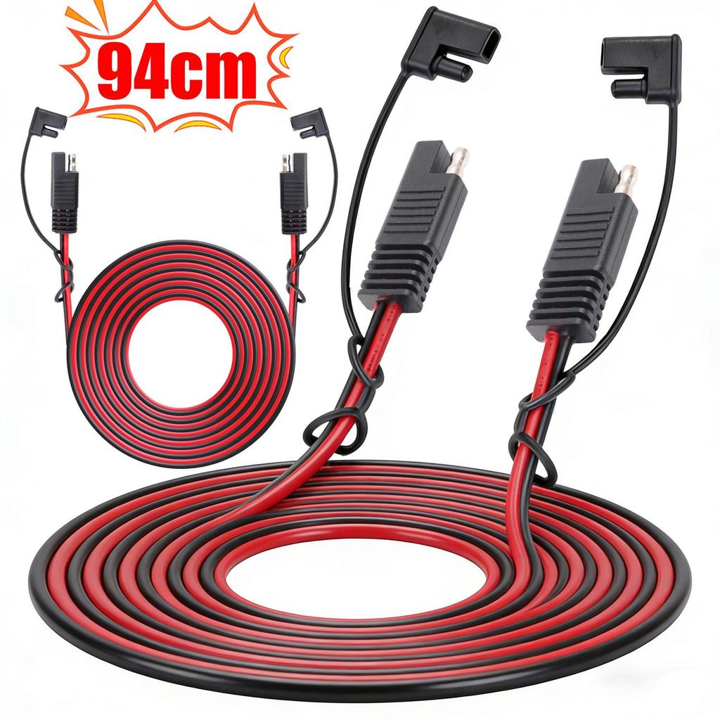 SAE Power Automotive Extension Cable 12V Battery Tender Quick Connect ...