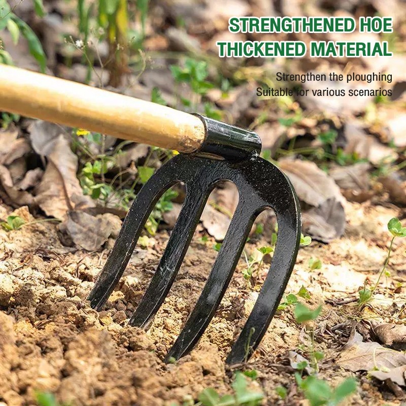 Agricultural rake, manganese steel toothed plow rake, flat loosening ...