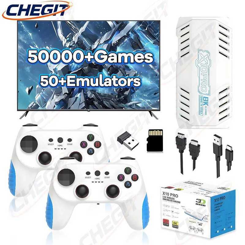 NEW X10 PRO 128G GameStick 4K HD TV Video Game Console 3D Games 51 ...