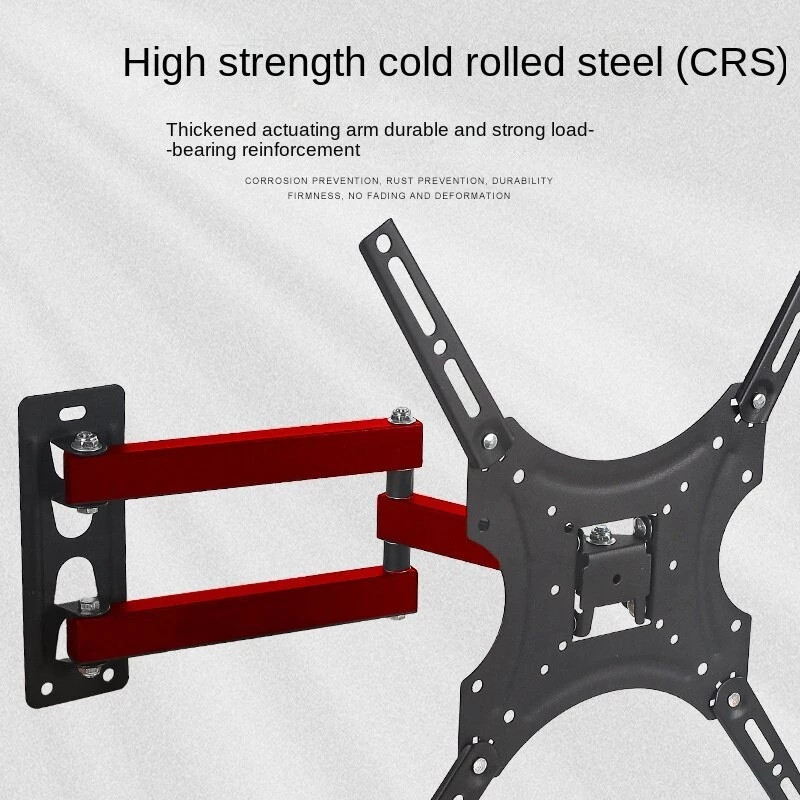 14-55 Inch Retractable TV Bracket Wall Mount TV Rack Monitor Mount ...