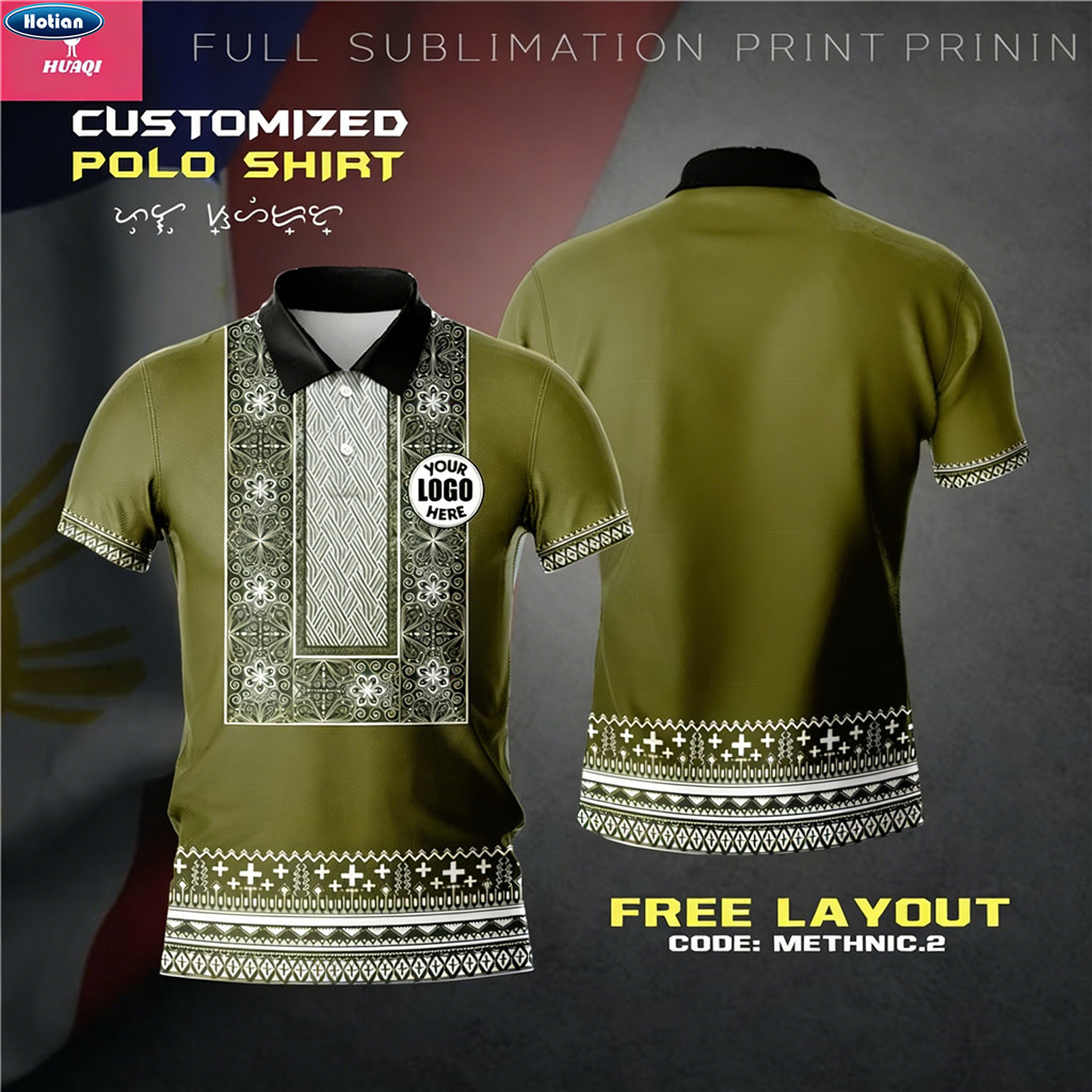 asean inspired ethnic attire barong agalog batik polo for men ...