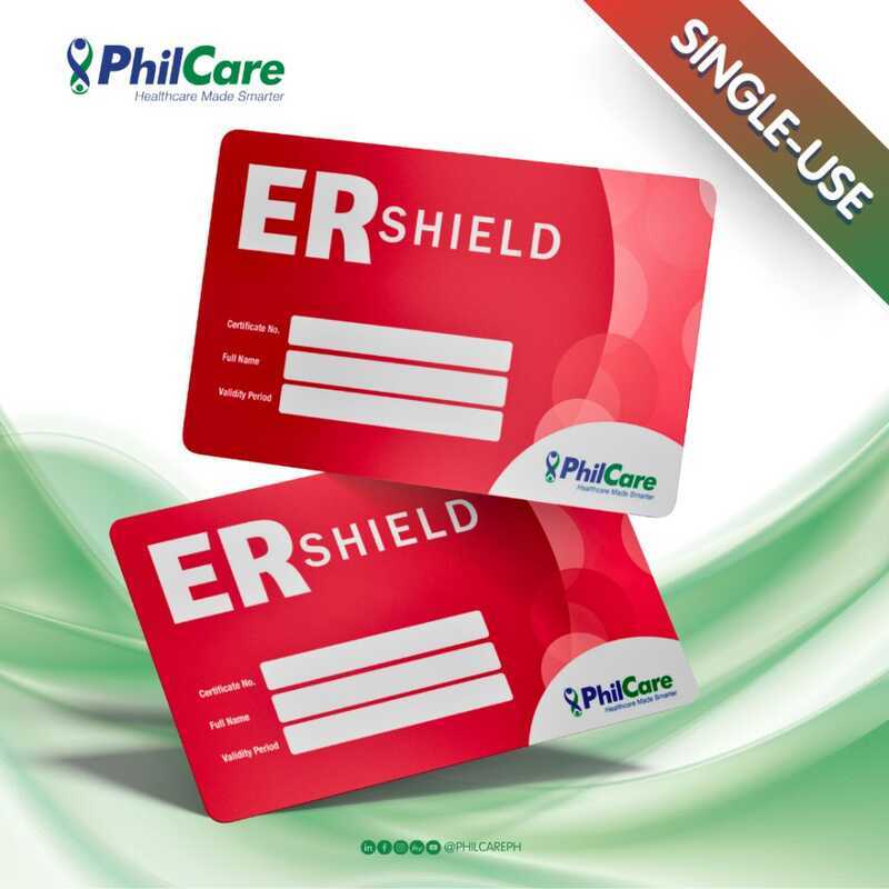 Philcare - ER Shield Prepaid Health Card Health Insurance / HMO ...