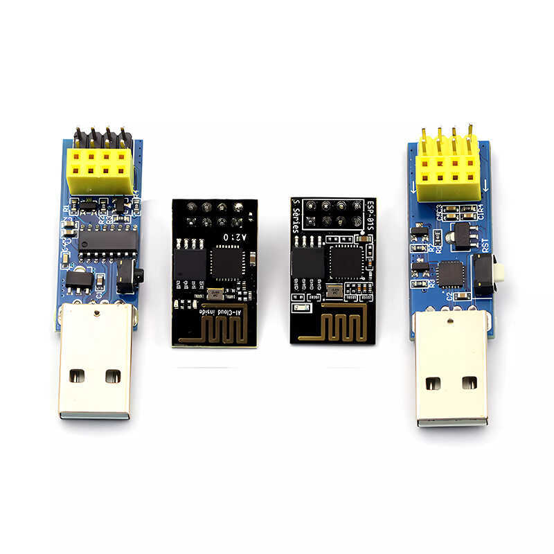 ESP8266 ESP-01 ESP-01S Firmware Flashing WIFI Downloader ESP Module ...
