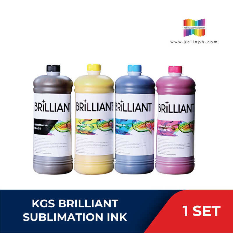 Ink KGS Brilliant 1 Liter CMYK for Sublimation Printers | Shopee ...