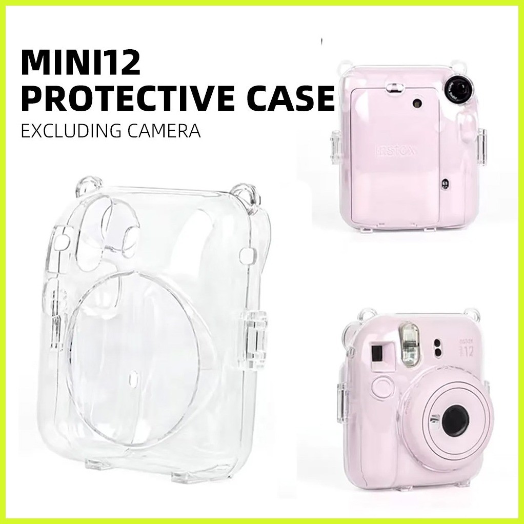Camera Case Transparent For Instax Mini 12 Transparent Shell Case With ...
