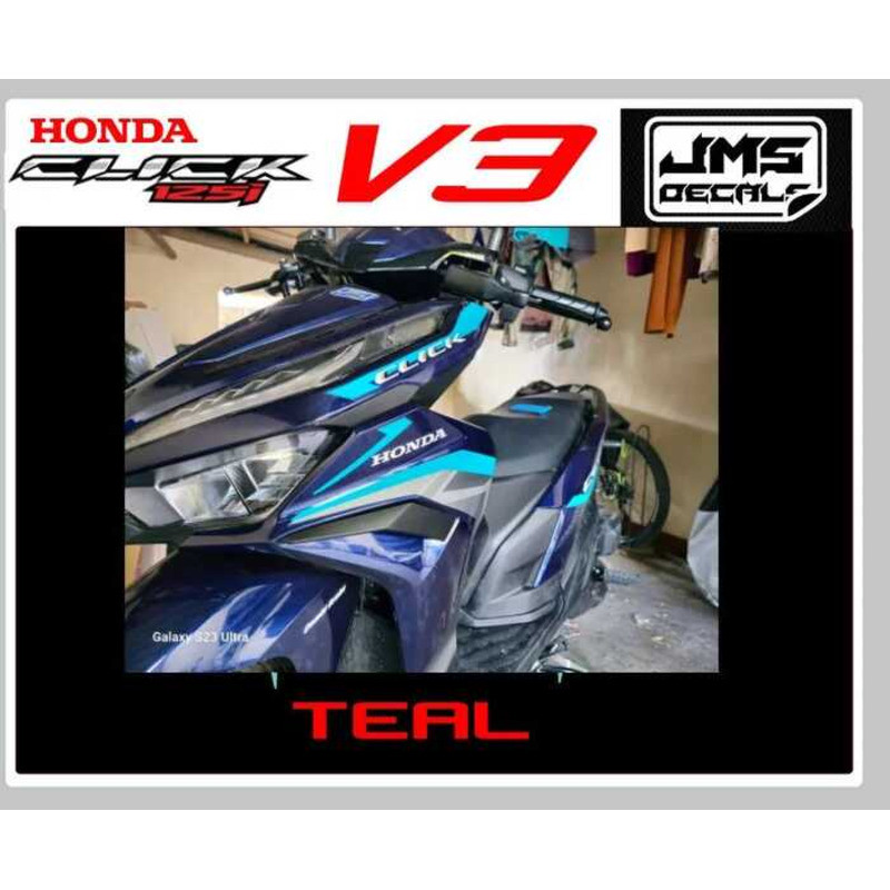 Honda Click V3 Cover Up Decals Cutout | Shopee Philippines