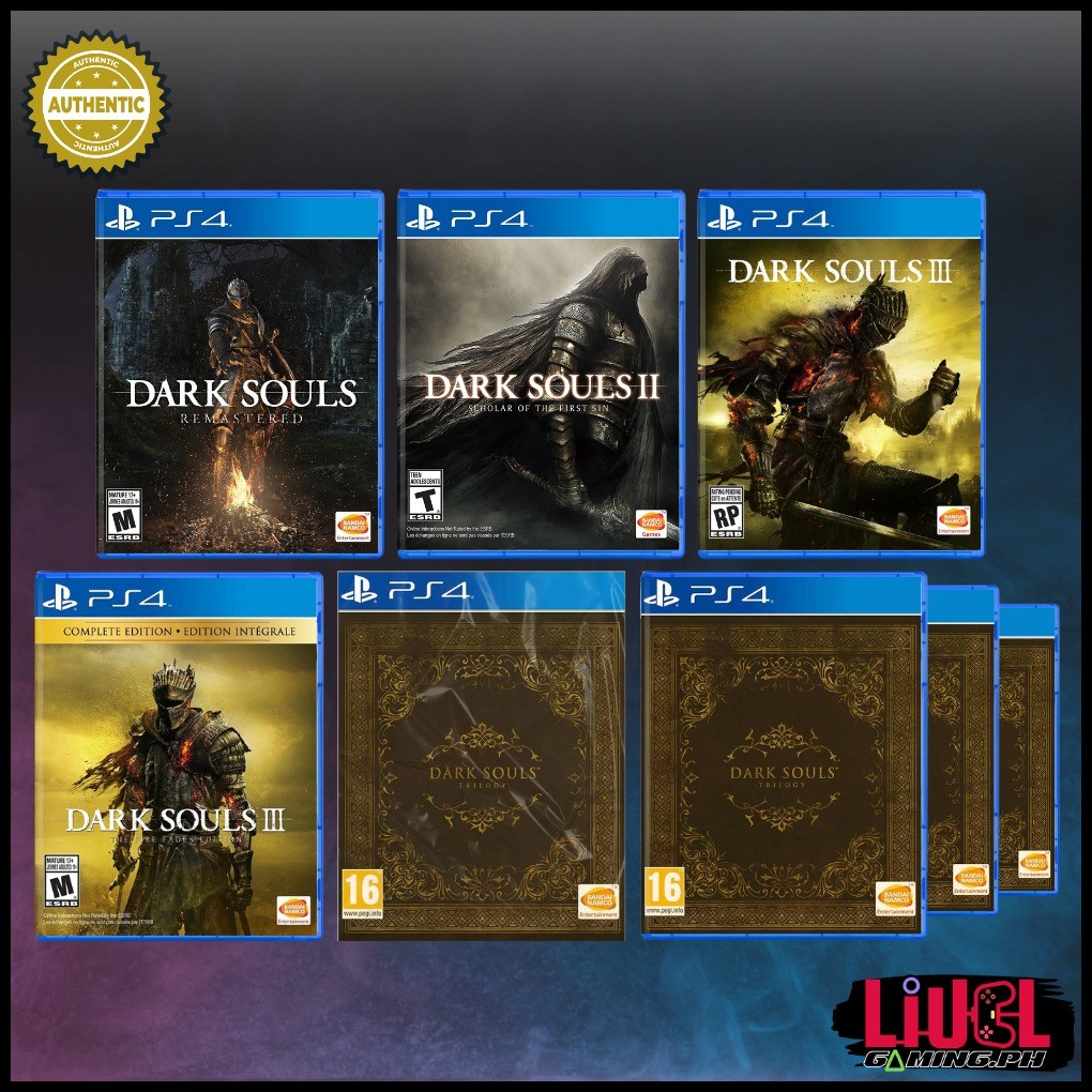 Dark Souls One I | Two II | Three III | Trilogy PlayStation 4 PS4 Games ...