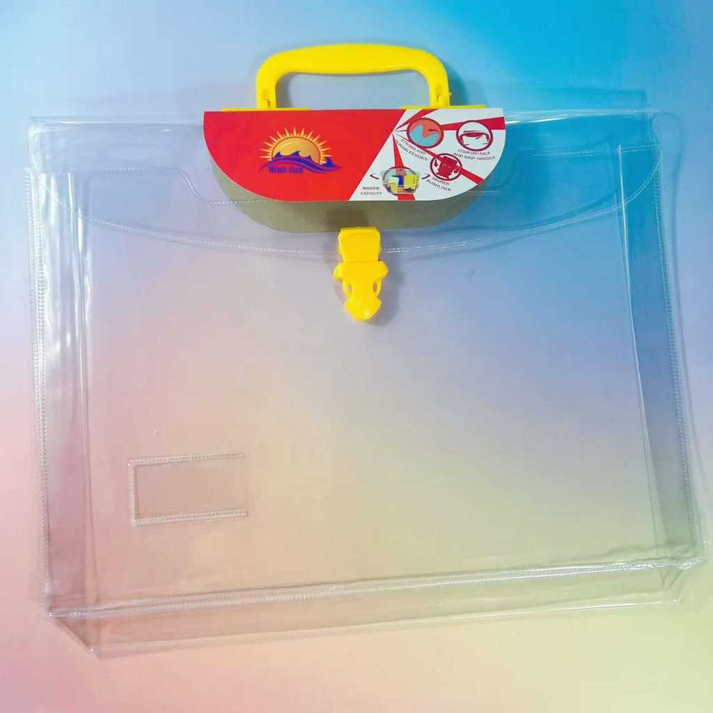 MH Valiant/HighSun Expanding Plastic Envelope With Handle Pushlock Bag ...